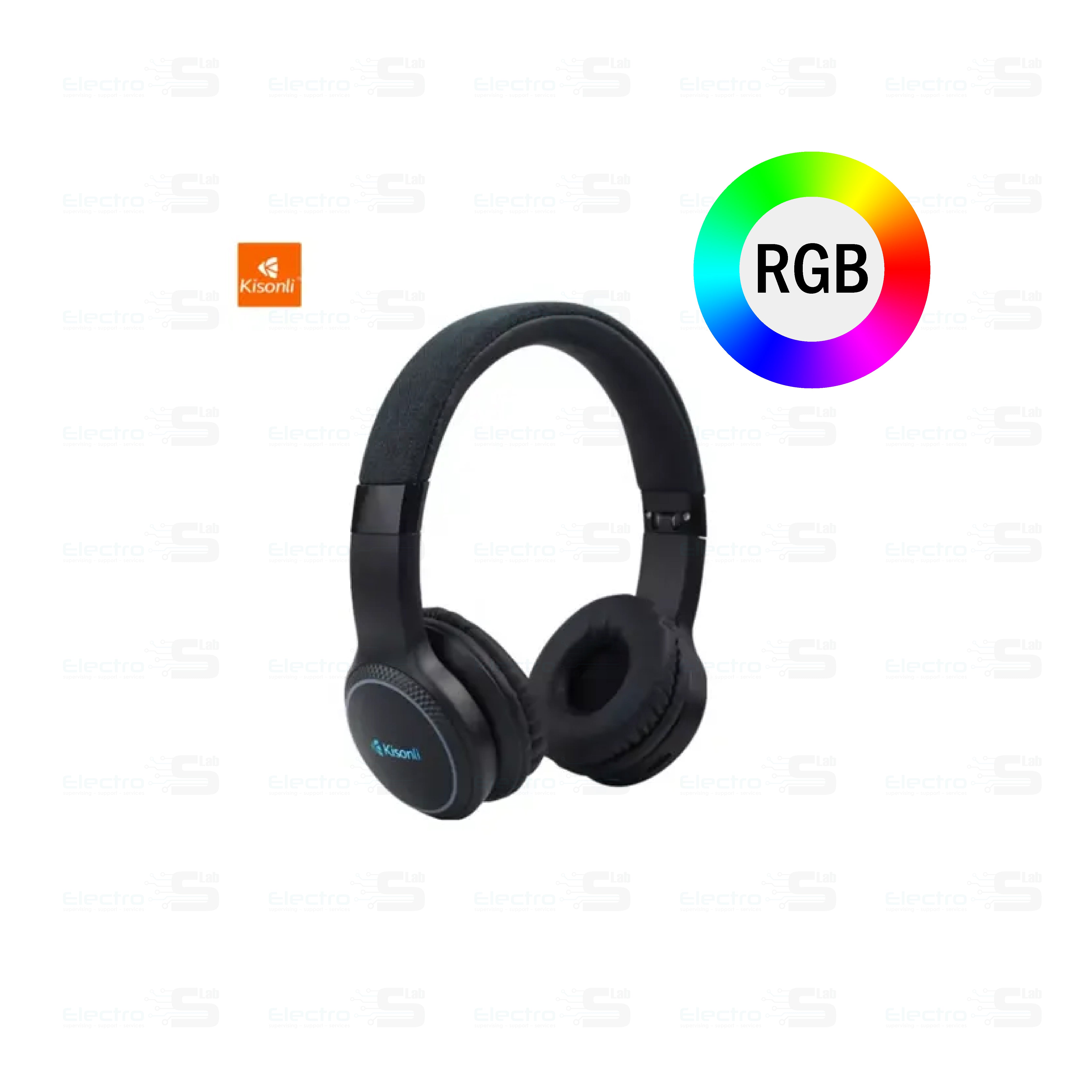 Headset Kisonli A6 RGB BLUETOOTH – Electroslab