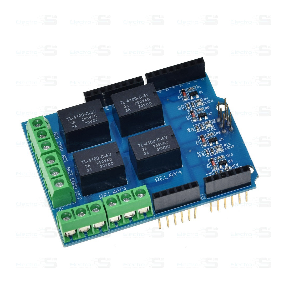 4 Channel Relay Shield – Electroslab