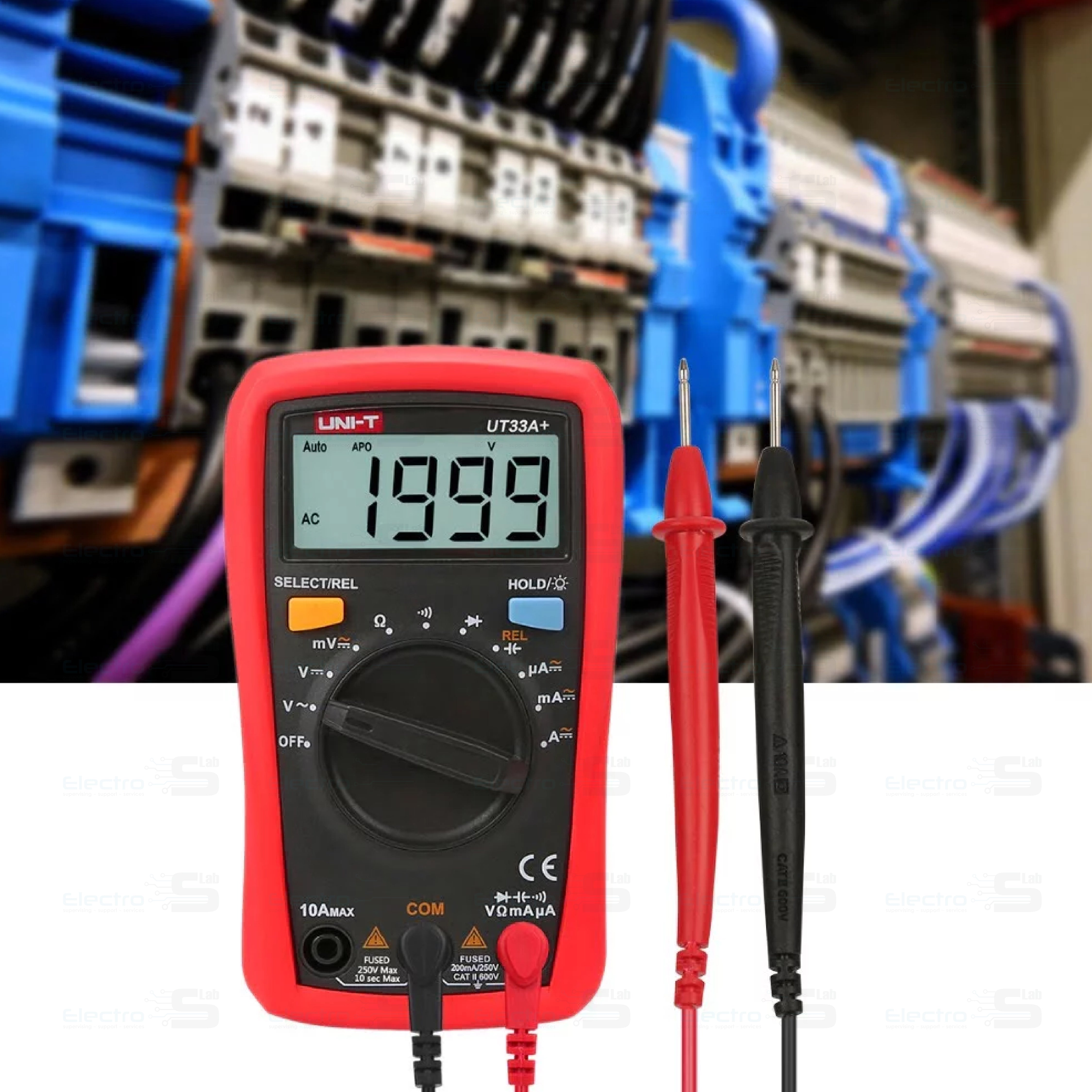 UNI-T UT33A+ Palm Size Digital Multimeter – Electroslab