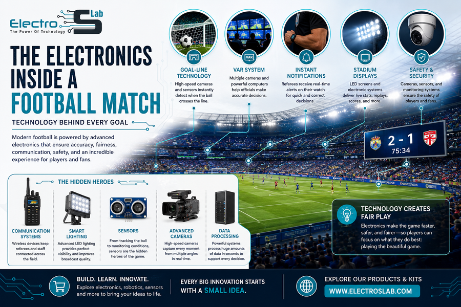 The Electronics Inside a Football Match – Electroslab