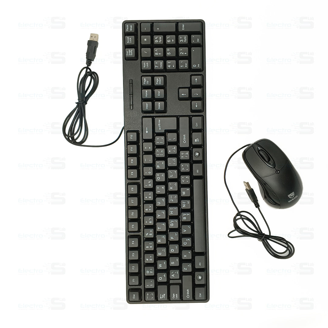 COMBO KEYBOARD + MOUSE WIRED Usb K9 – Electroslab