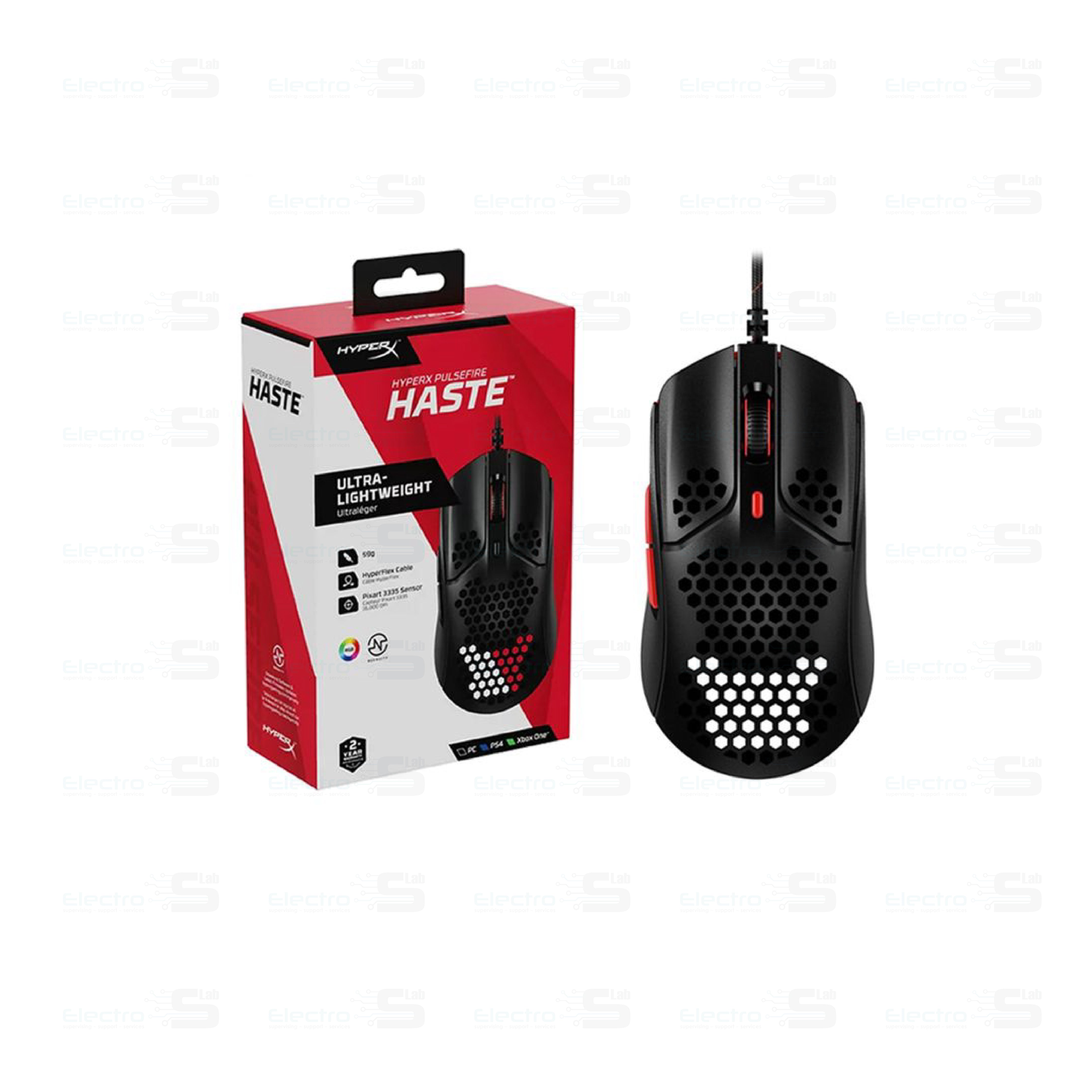MOUSE HYPERX HASTE 59G 16000DBI ULTRA LIGHT WEIGHT RGB NGENUITY ...