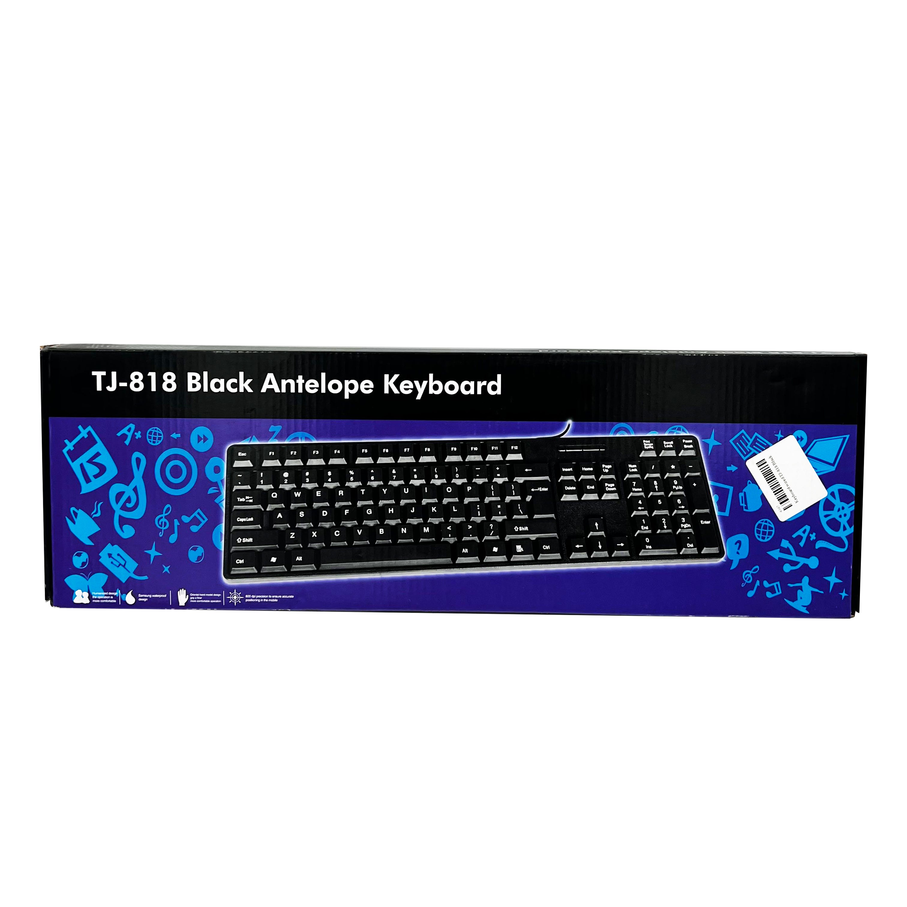Keyboard wired TJ-818 Black – Electroslab