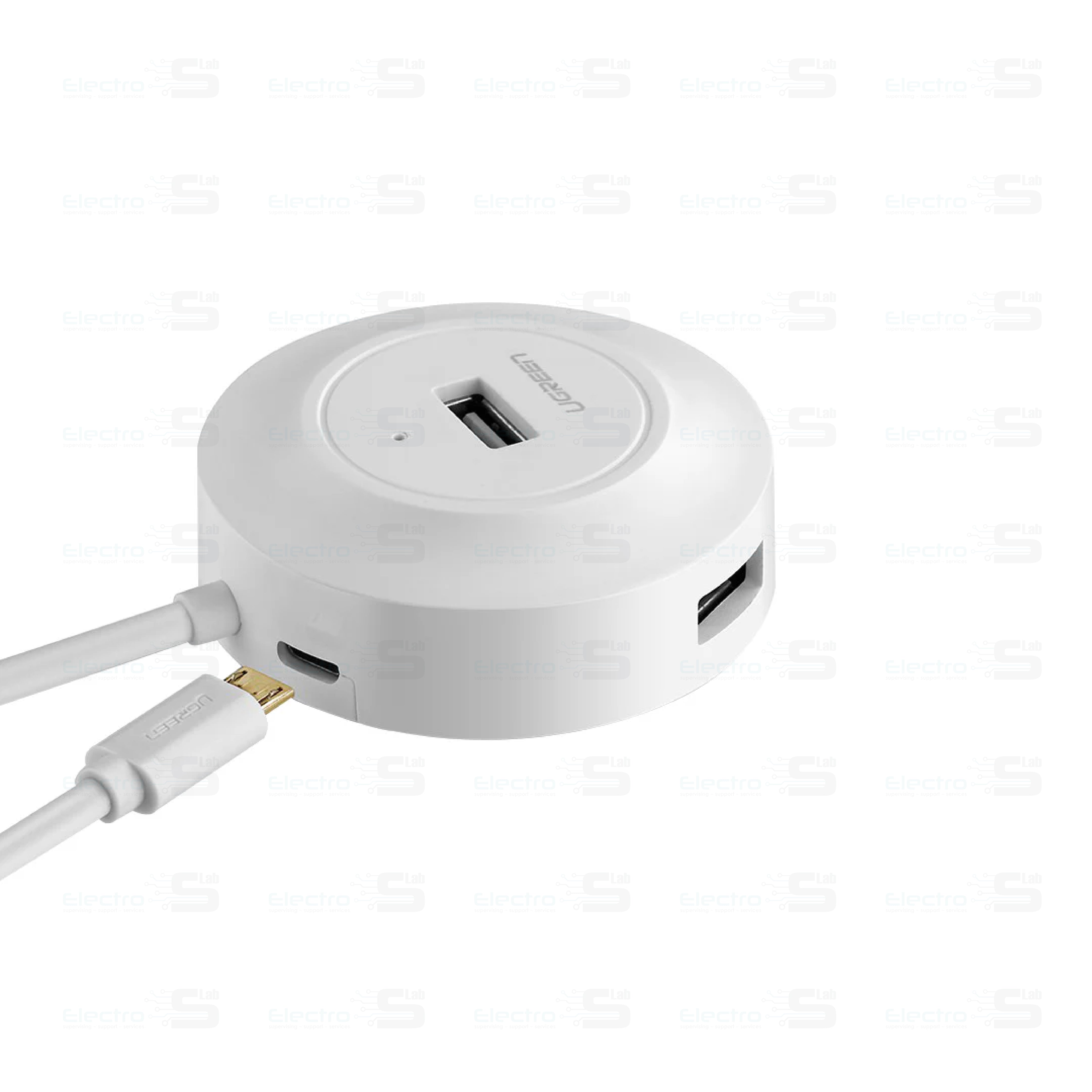 USB 2.0 4 PORTS HUB UGREEN CR106-20270 WHITE – Electroslab
