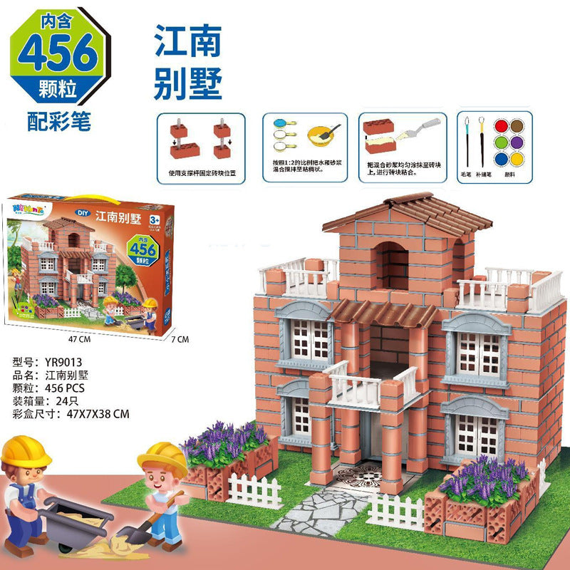 DIY Creative Steam Kit Bricklayer Architect 456pcs – Electroslab