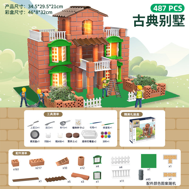 DIY Creative Steam Kit Villas 487pcs – Electroslab
