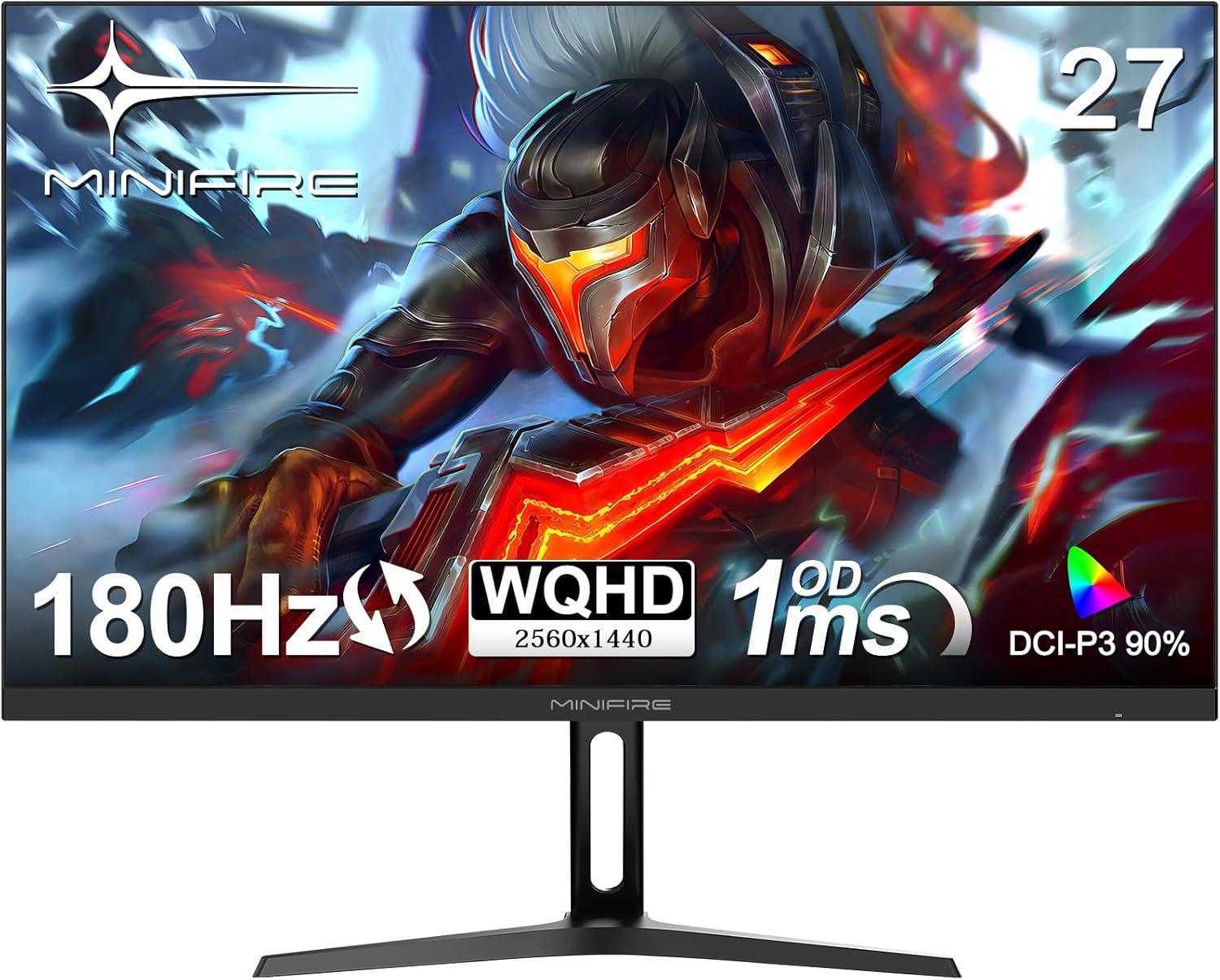 Brand New Gaming Monitor MINIFIRE 27 inch FHD IPS 180HZ HDMI DP MFG27F ...