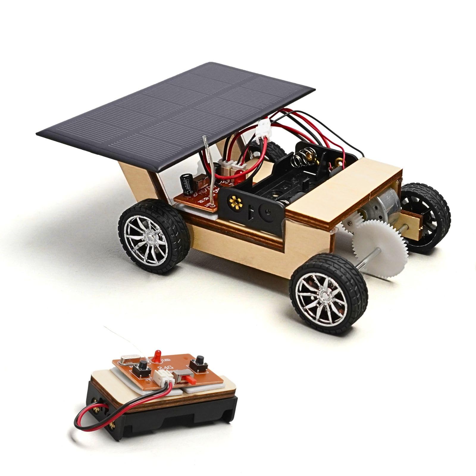 DIY Creative solar wireless remote control car – Electroslab