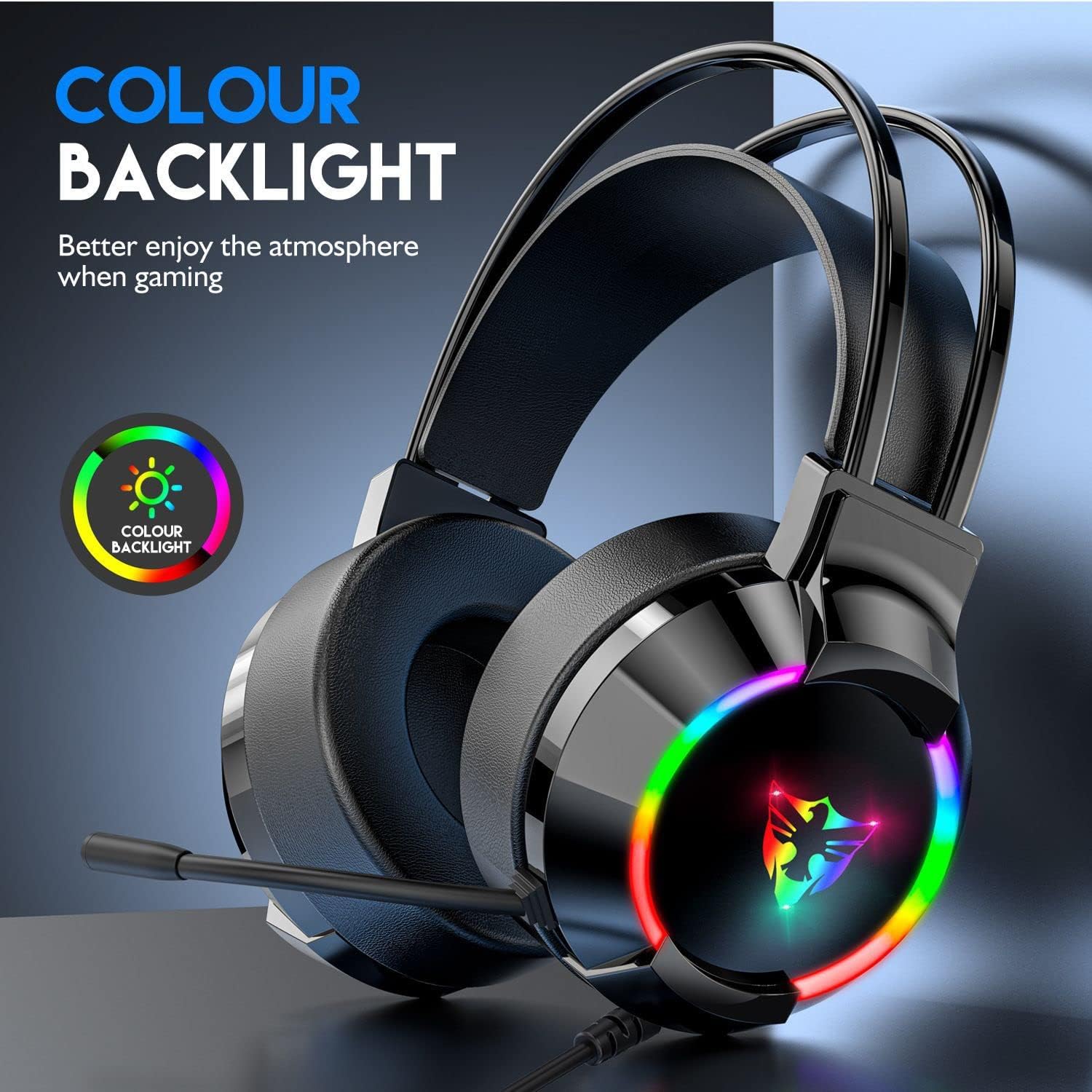 Headset Gaming G606 USB RGB – Electroslab