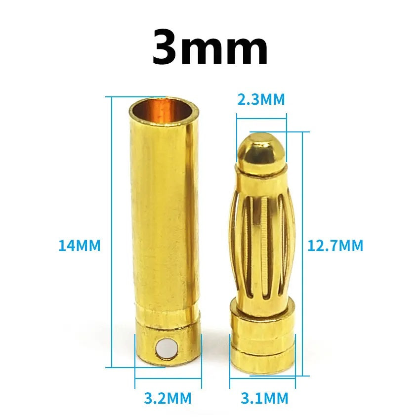 Banana Plug Gold Plated Copper – Electroslab