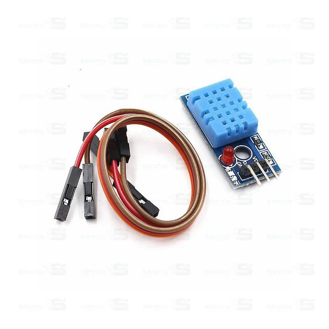 DHT11 Temperature And Humidity Sensor Module with LED – Electroslab