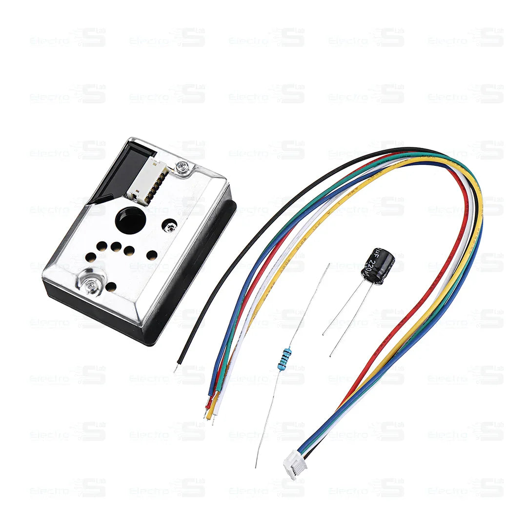 PM2.5 GP2Y1014AU0F Dust Smoke Particle Sensor – Electroslab
