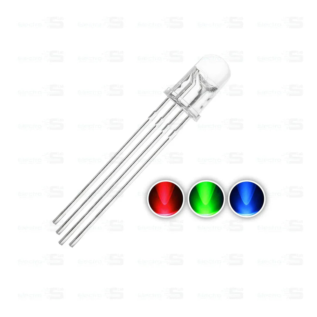 5mm 4 Pins LED RGB Common Anode LED – Electroslab