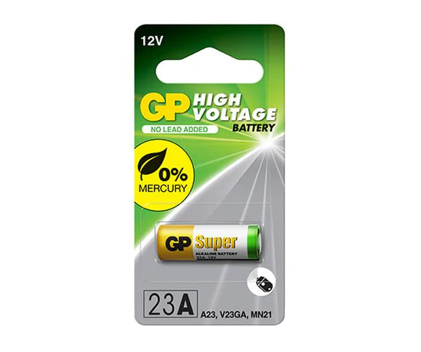 GP 23A 12V Battery (GP23HV-5) – High Voltage Alkaline Power – Electroslab