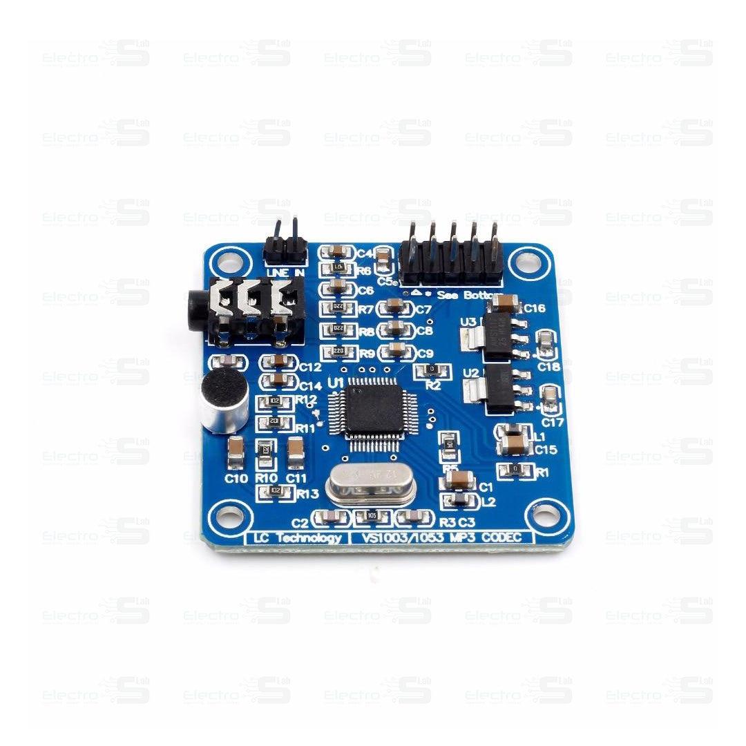 VS1003B MP3 Development Board Module – Electroslab