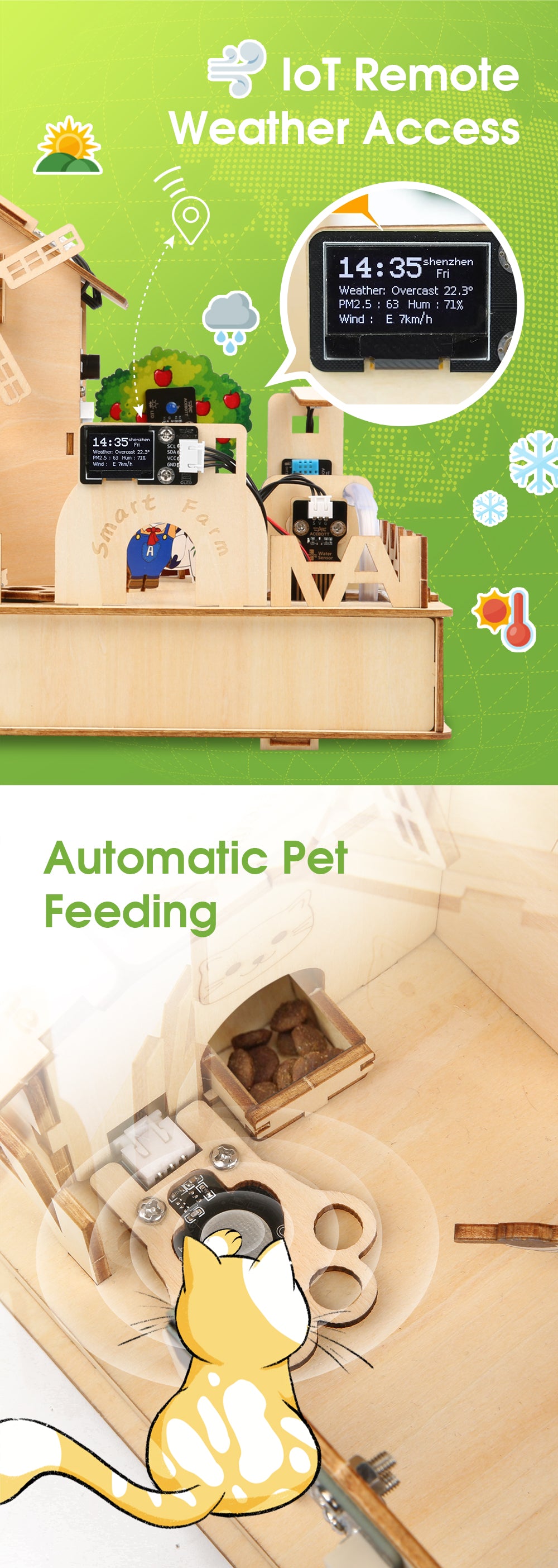 ACEBOTT Easy-Plug ESP32 IoT Smart Farm Starter Kit – Electroslab