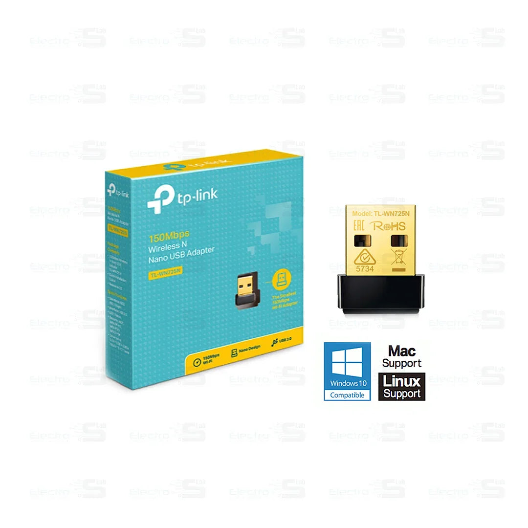 Tp-Link 150 Mbps Wireless USB Adapter Tl-Wn725n – Electroslab