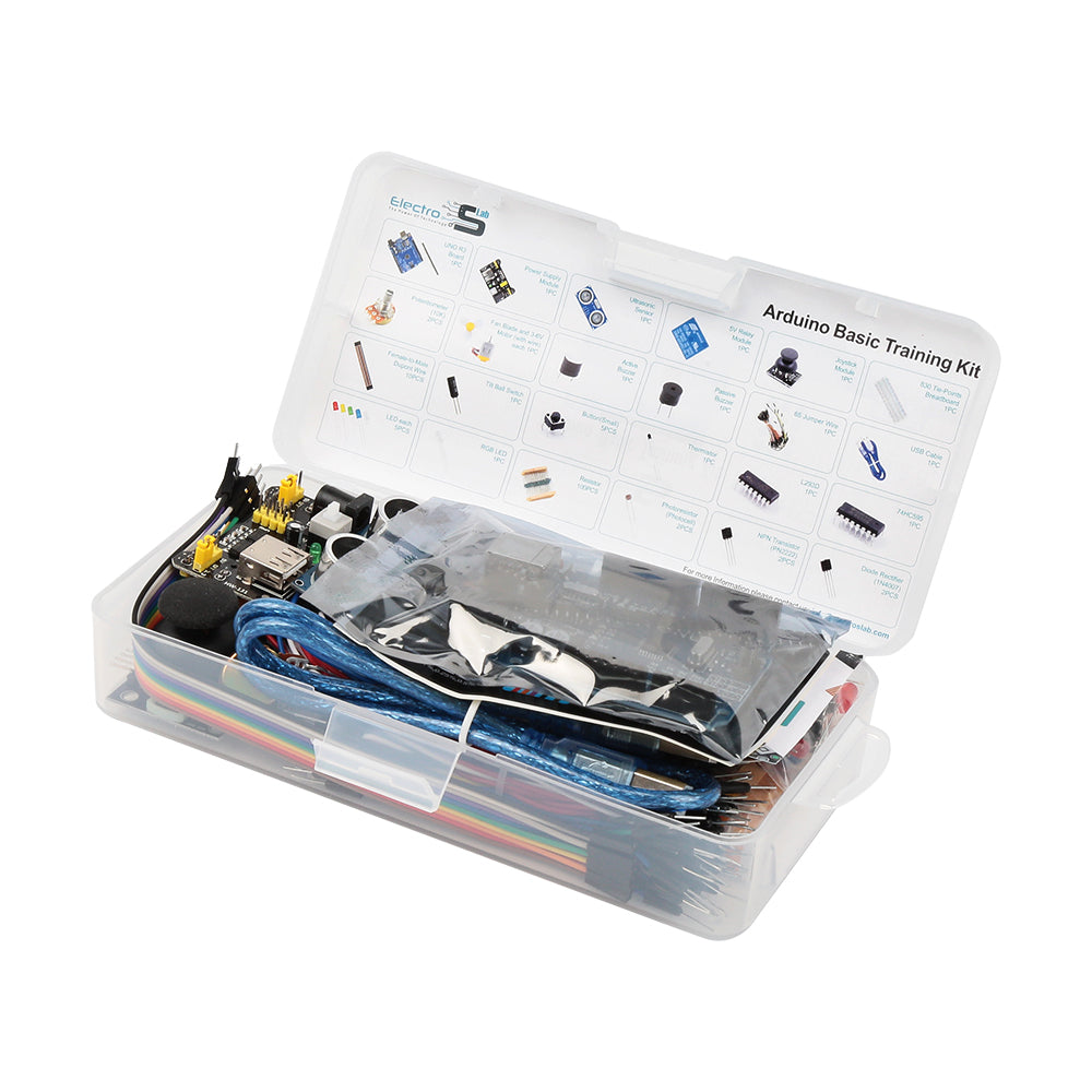 Arduino Basic Training Kit – Electroslab