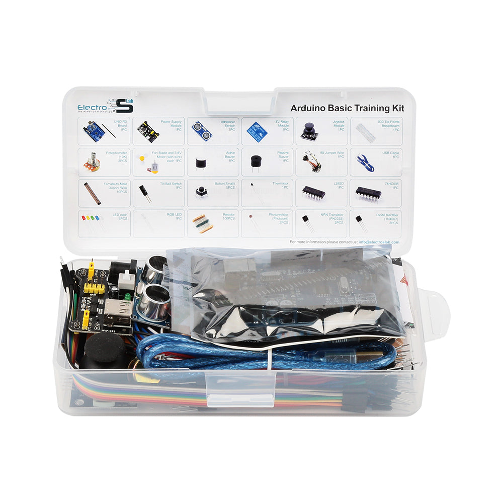 Arduino Basic Training Kit – Electroslab