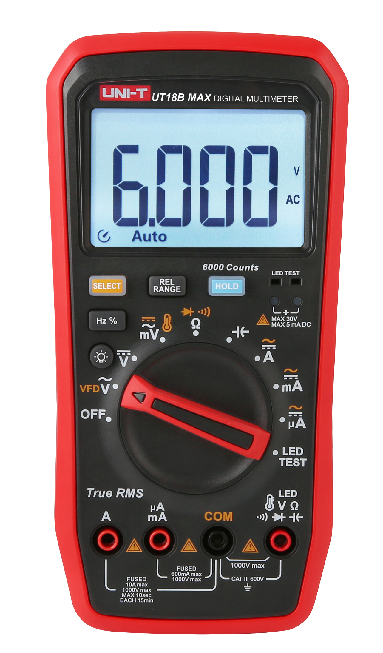 UNI-T UT18B Max True RMS Digital Multimeter – Electroslab