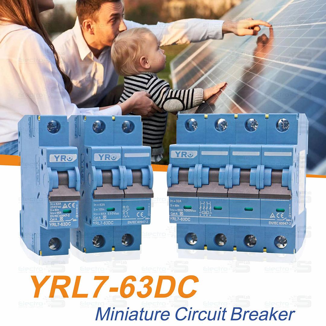 YRL7-63DC Circuit Breaker 16A/20A/25A/63A 2P 550V – Electroslab