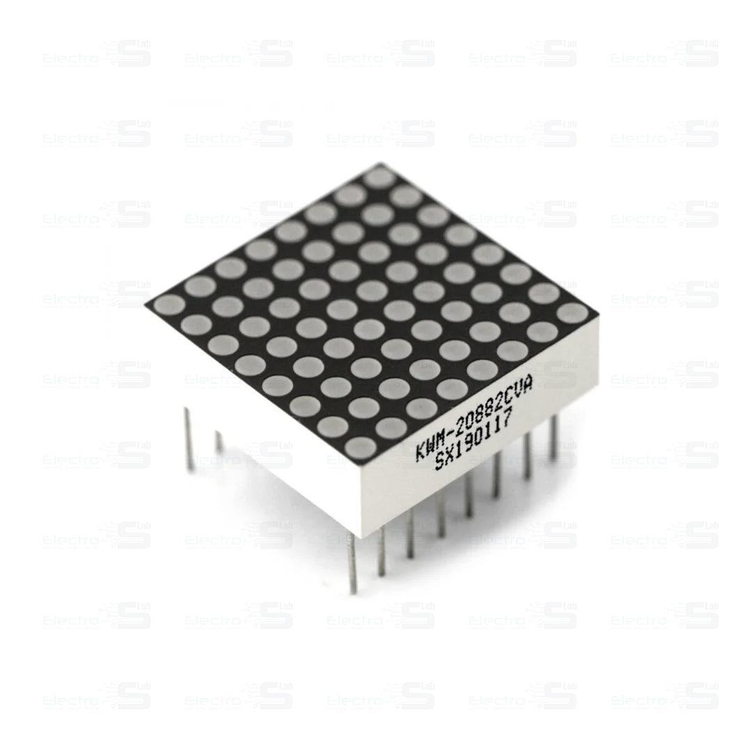 8x8 Red 64 LED Dot Matrix Displays 3mm CA – Electroslab