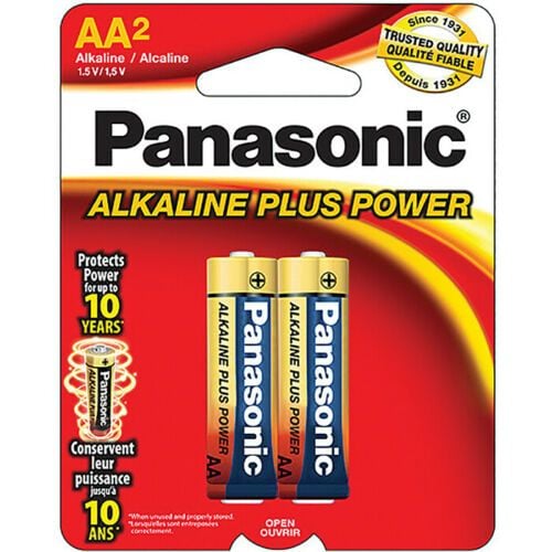 Panasonic Alkaline Plus AA 2pcs – Electroslab