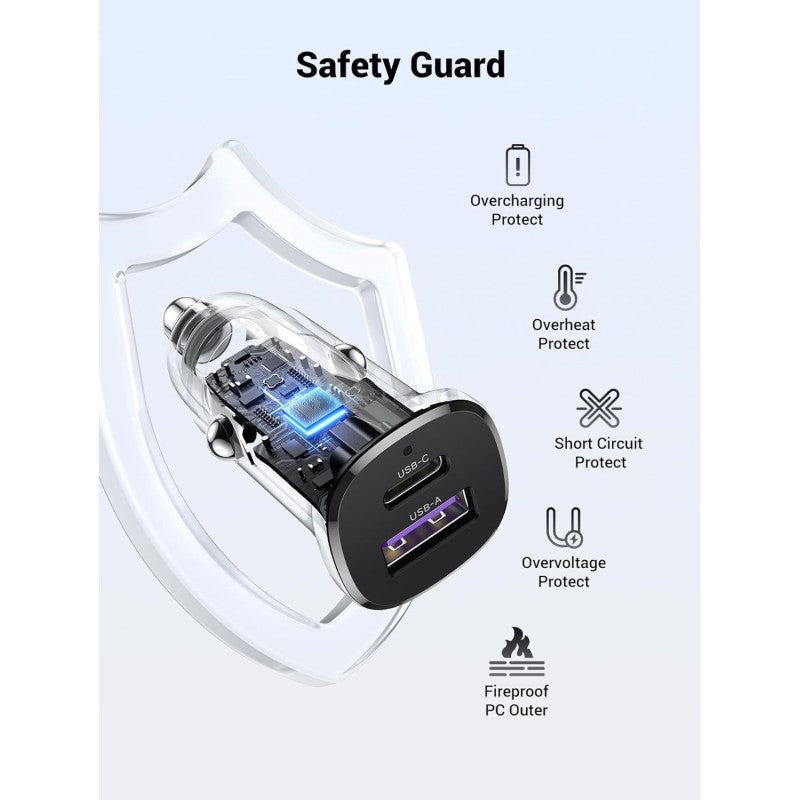 CAR CHARGER UGREEN EC305-25845 PD30W – Electroslab