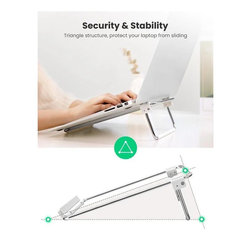 UGREEN Stainless Steel Laptop Stand, Foldable & Portable From 11 to 16 ...