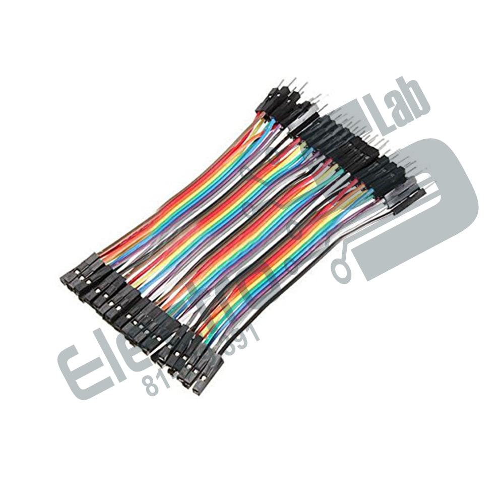 Male to Female Dupont Line 40 Pin 10cm – Electroslab