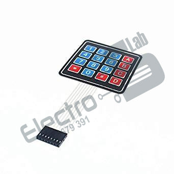 4*4 Matrix Array/Matrix Keyboard 16 Key Membrane Switch – Electroslab