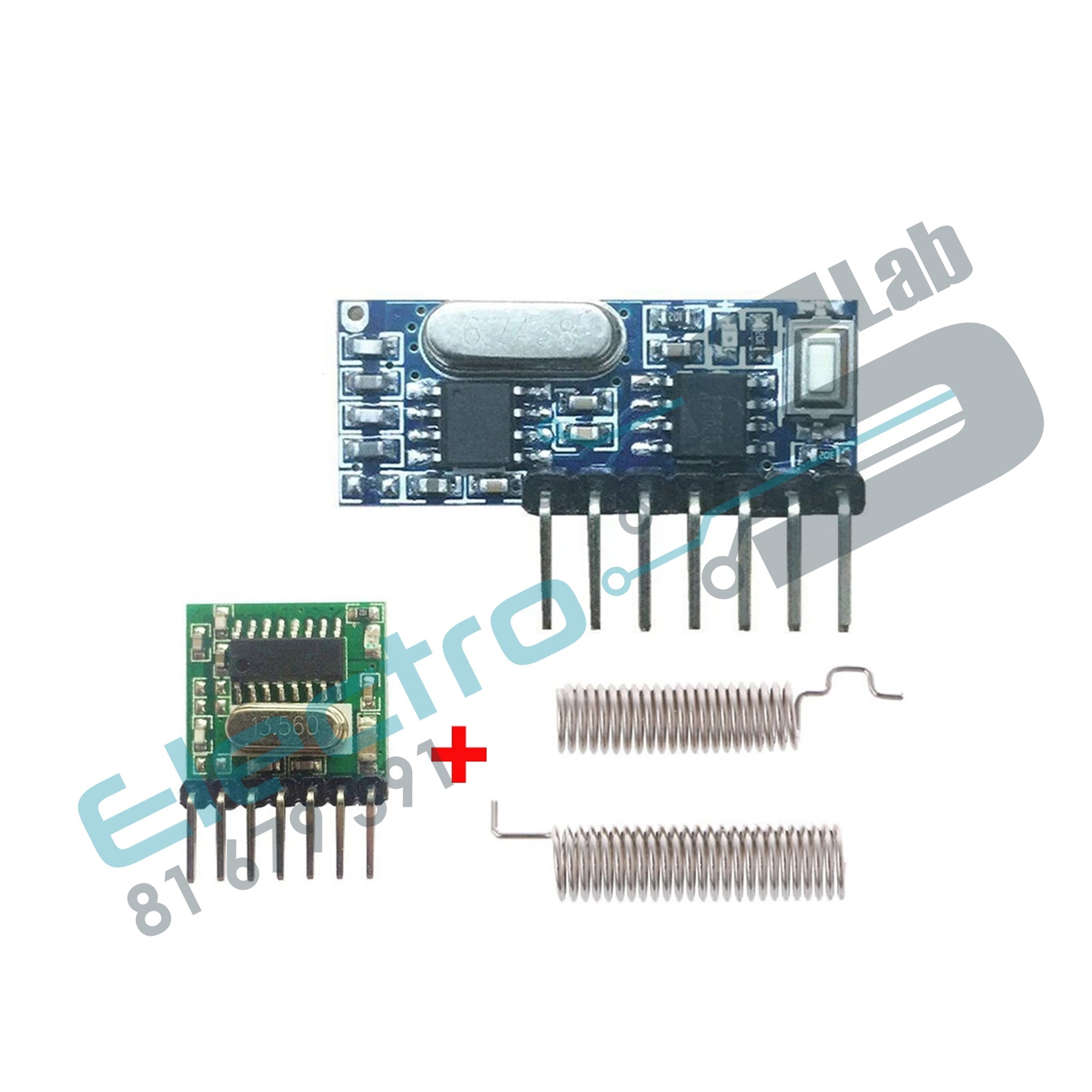 433mhz Wireless Wide Voltage Coding Transmitter 4 Channel Output ...