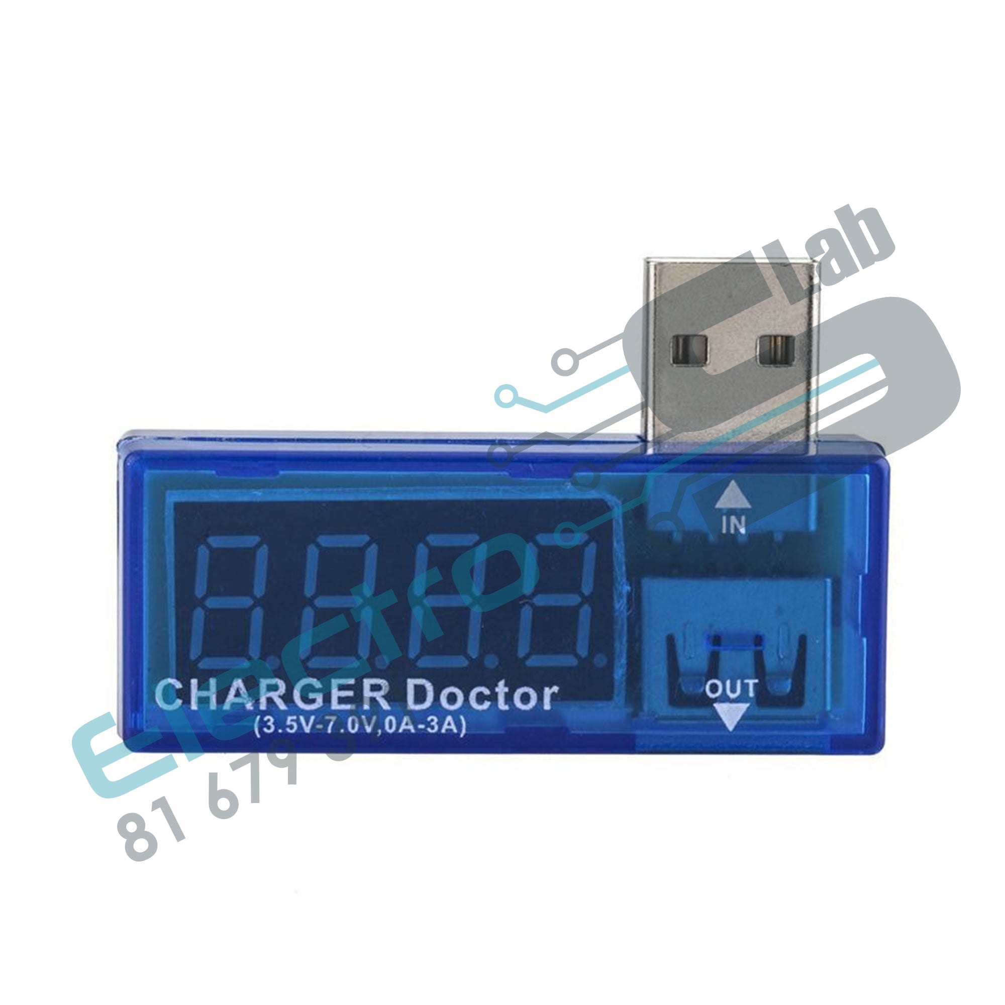 Digital USB Mobile Power Charging Current Voltage Tester – Electroslab